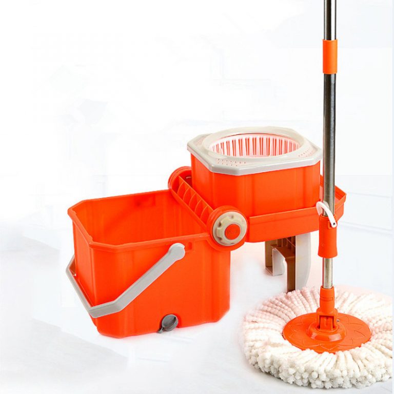 Orange foldable spin mop wholesale | Mop Manufacturers