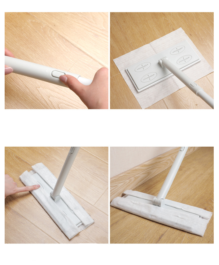 Disposable vacuum paper flat mop | Mop Manufacturers